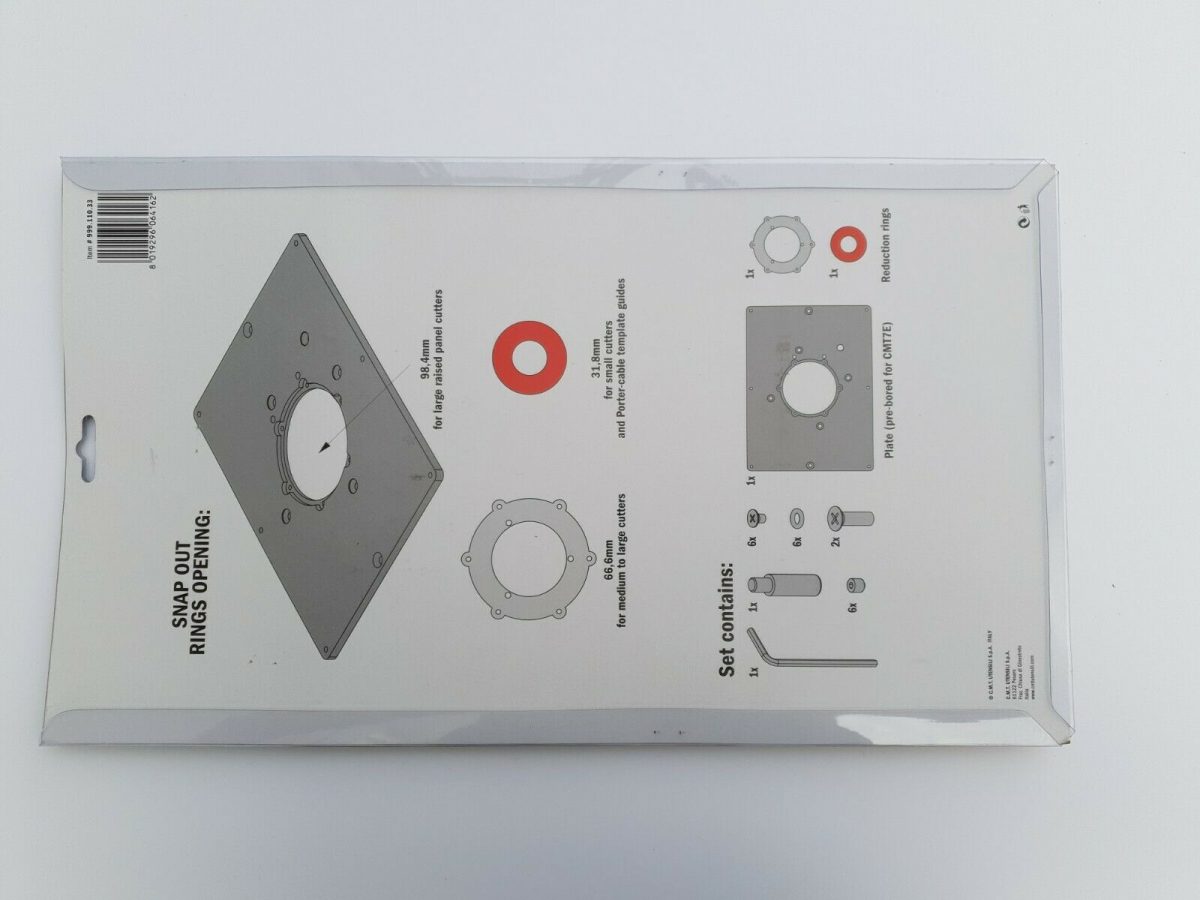 NEW professional CMT table for electro-cutter - Tooltarget